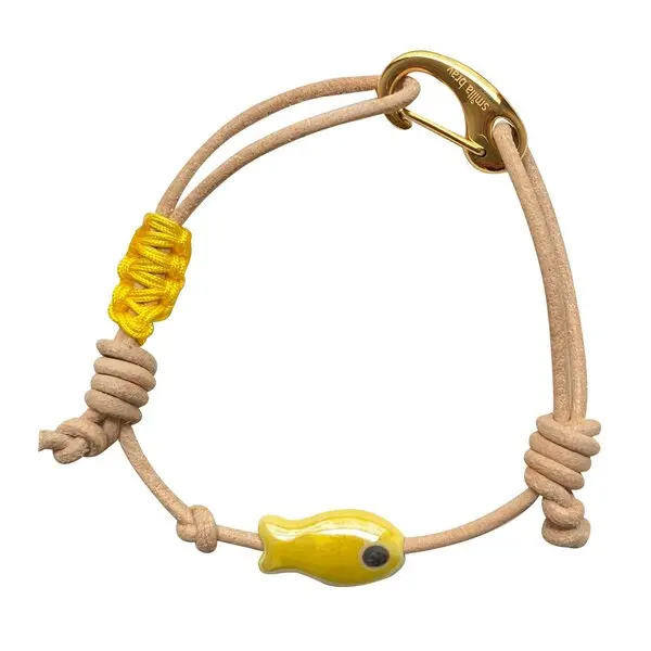 SMILLA BRAV Fish Bracelet Ocean - Yellow