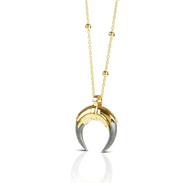 KASUN LONDON Claw Pendant - Gold