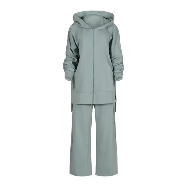 CLOTHES BY LOCKER ROOM Sage Matching Lounge Set - Green