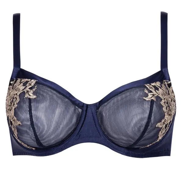 EMMA HARRIS Elsa Balcony Bra - Blue