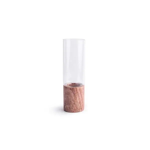 And Jacob Soliflor Marble Vase - Red