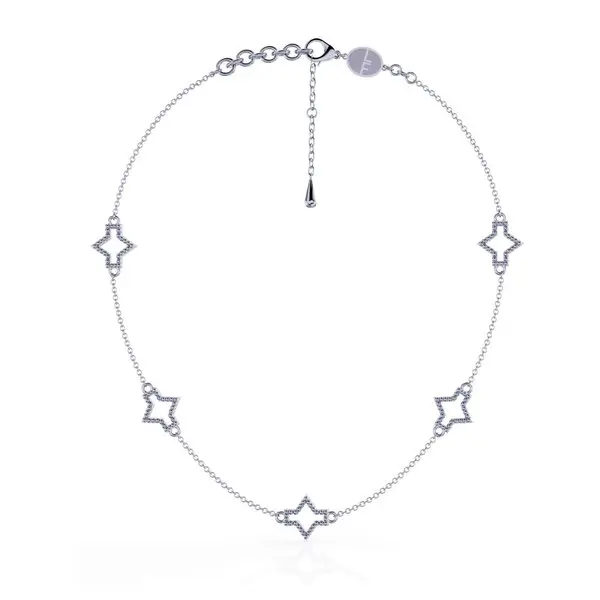 LINDA FIORE Starlite Necklace - Silver