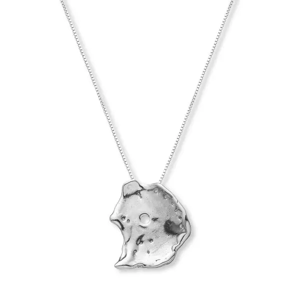 EVA REMENYI Talisman Moon Necklace - Silver