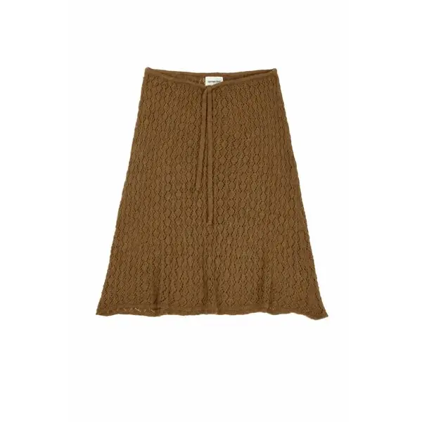 Carmen Says Exile Knit Midi Skirt - Green