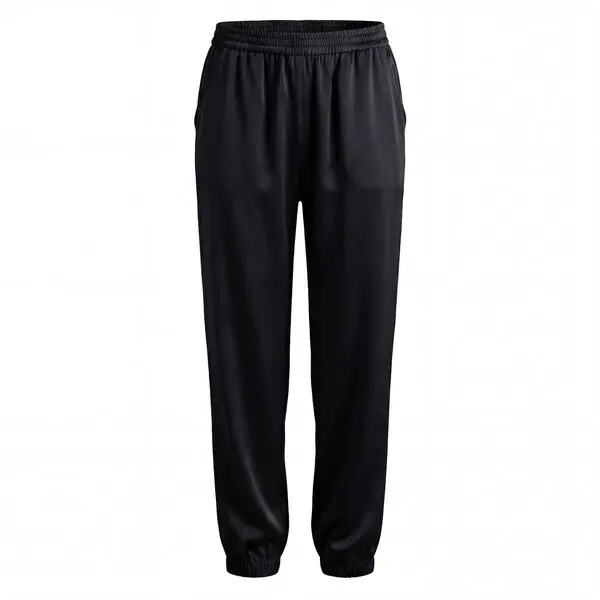 VIMISSIA Bubble Silk Jogger Pants - Black