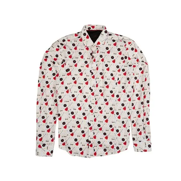 EIGHT X Jammin' With Eightx Button Down Shirt - White