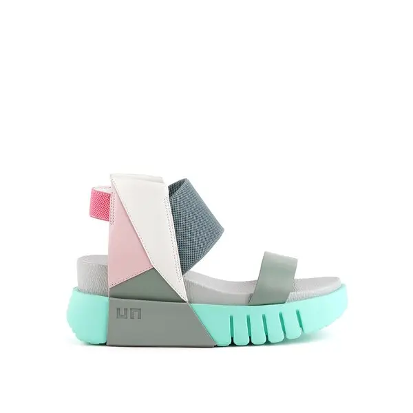 United Nude Grey / Green / Pink Delta 3d Sandal Future Mix - Grey/green/pink
