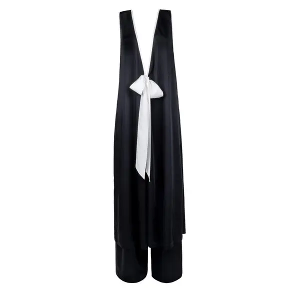SASHA LA MER Jacqueline Set, Color Inkwell - Black