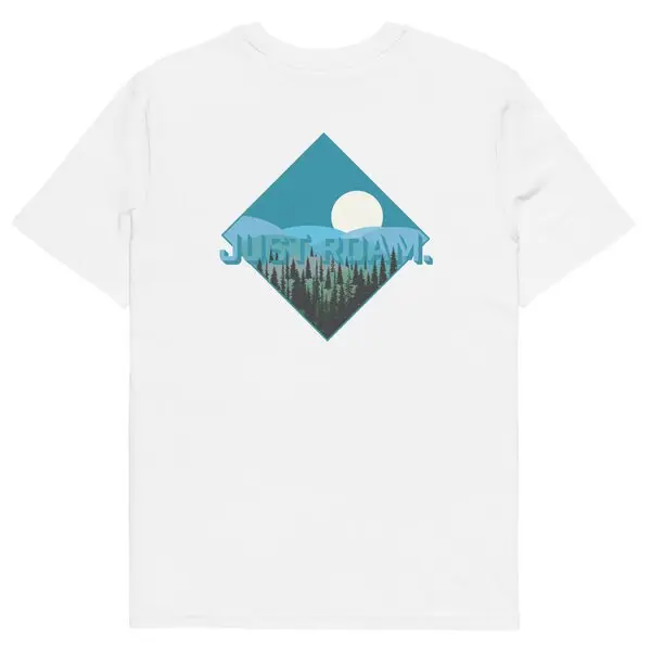 ANCHOR & CREW Just Roam. Seeker Organic Cotton T-shirt - White