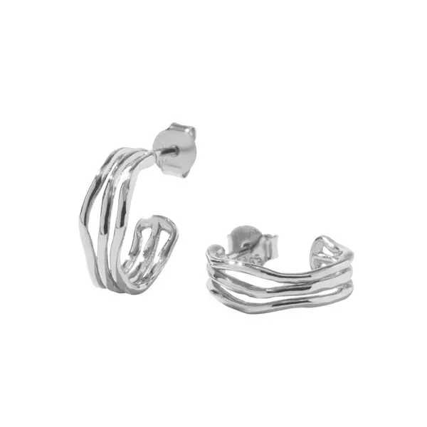MURU Karma Hoops - Silver