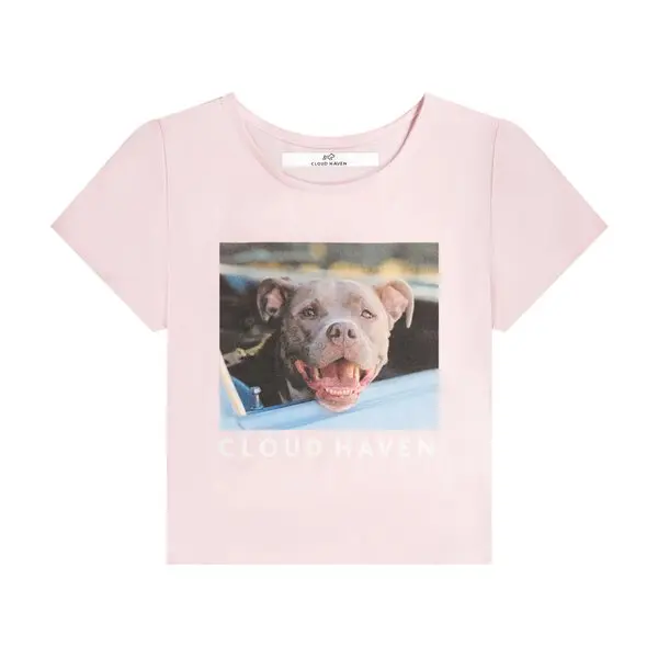 CLOUD HAVEN Signature Freedom Ride Tee - Pink
