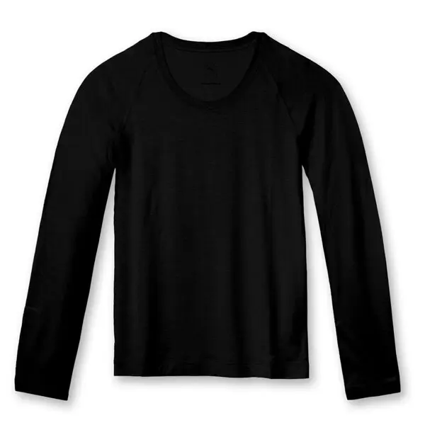 ON/OFF ESSENTIALS Bamboo Long Sleeve Tee - Black