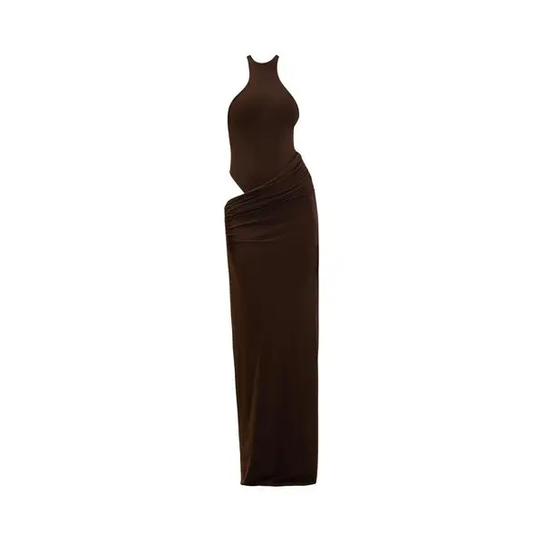 MARROMA Midnight Curve Dress - Brown