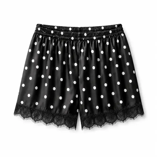 NOBLESSE OBLIGE Luna Shorts Polka Dot - Black