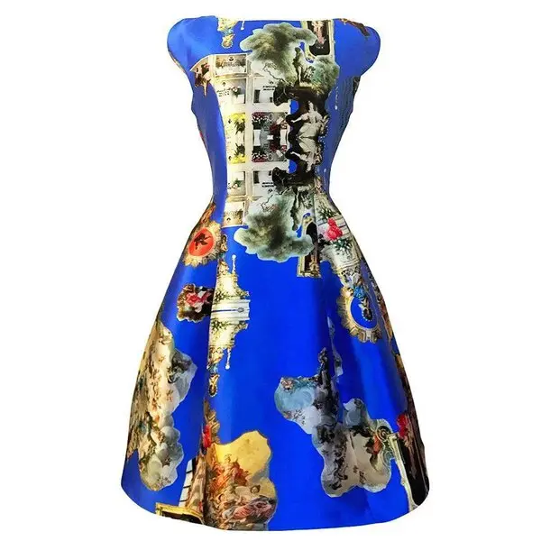 MAXJENNY Midi Dress C Sicily Royal - Blue