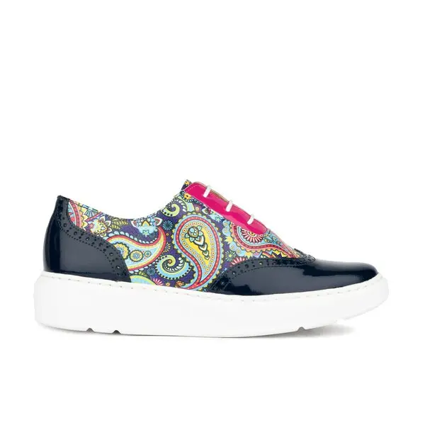 EMBASSY LONDON USA Colorado Navy & Summer Signature Print - Blue