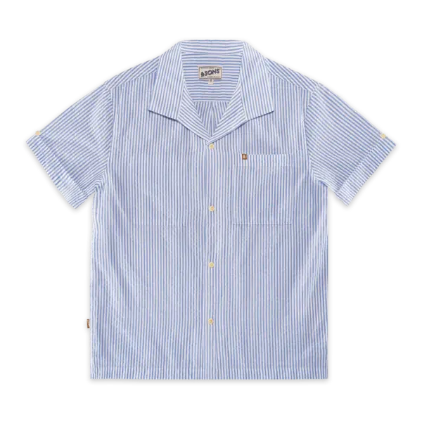 &SONS TRADING CO Loreto Shirt White Blue - Blue/white