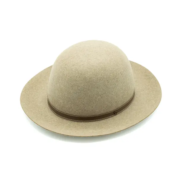 DORIA 1905 Neutrals Melange Lapin Felt Rolling Hat - Beige