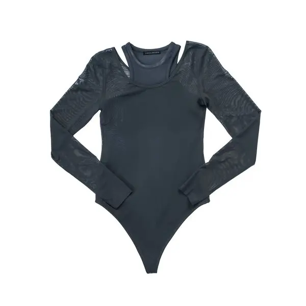 CIRCULAR PATH Betty Bodysuit Tall - Black
