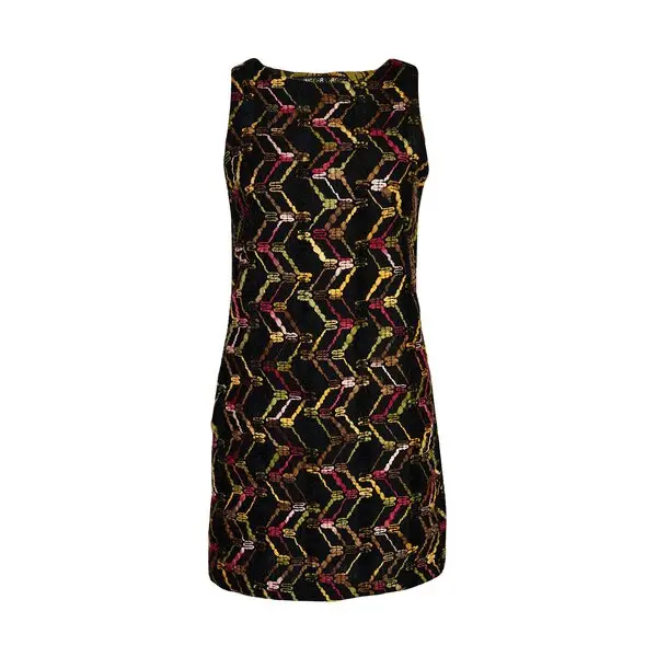 JENNAFER GRACE Penelope Mini Dress In Berry Boucle - Black