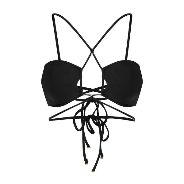 PROMEES Enza Bikini Top - Black