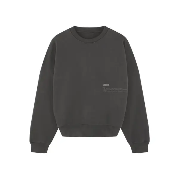 STORM Black / Grey The Essential Sweatshirt Shadow - Black/grey