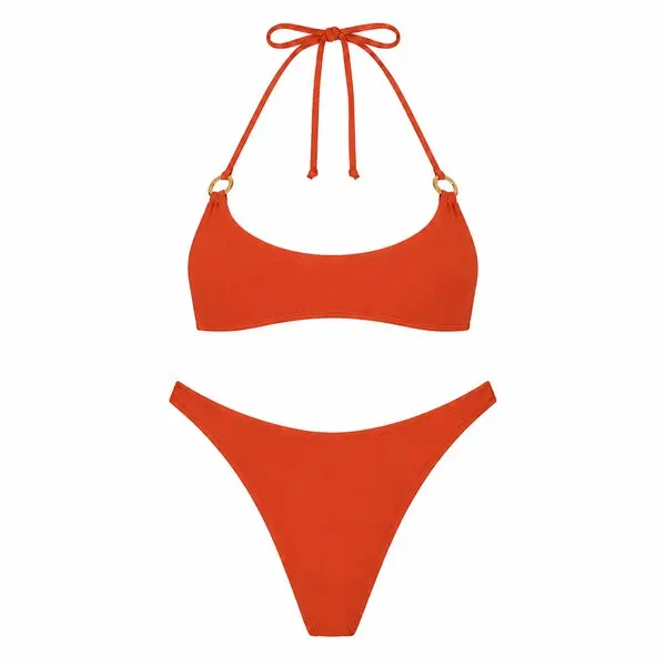 CHIARELLA Golden Terracotta Bikini- Terracota - Orange
