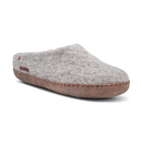 BETTERFELT Classic Slipper With Suede Sole - Grey