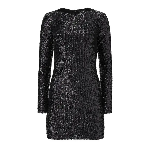 LITA COUTURE Sequin Mini Dress - Black