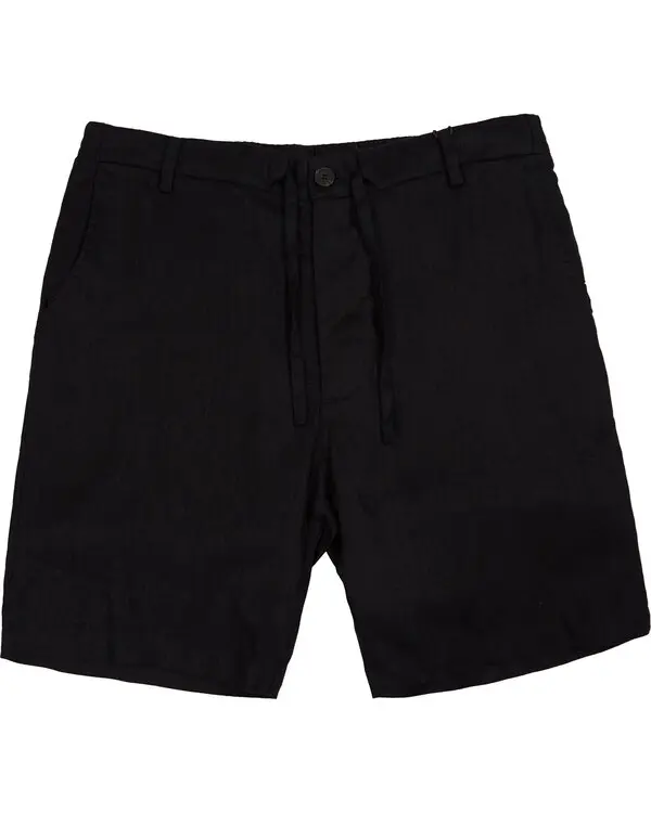 LORDS OF HARLECH Devonshire Linen Short - Black