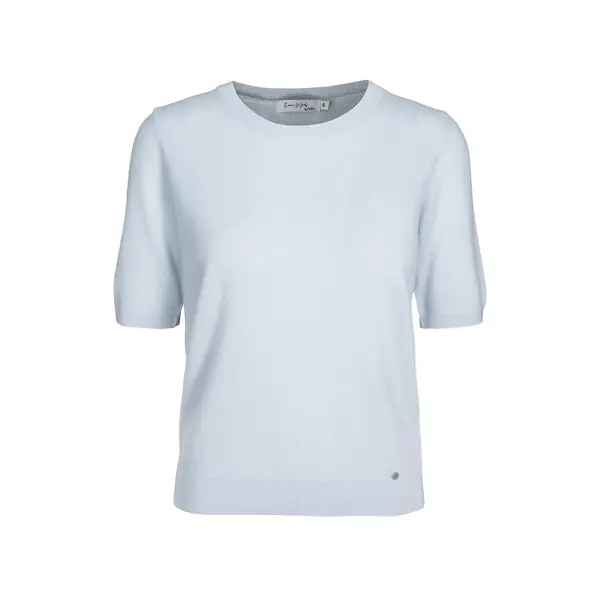 TIRILLM Alina Cashmere T_ Shirt- Light - Blue