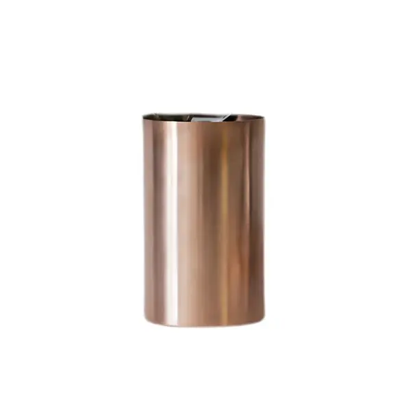 ANATOLIACRAFT Neutrals Solid Copper Kitchen Utensil Holder - Brown
