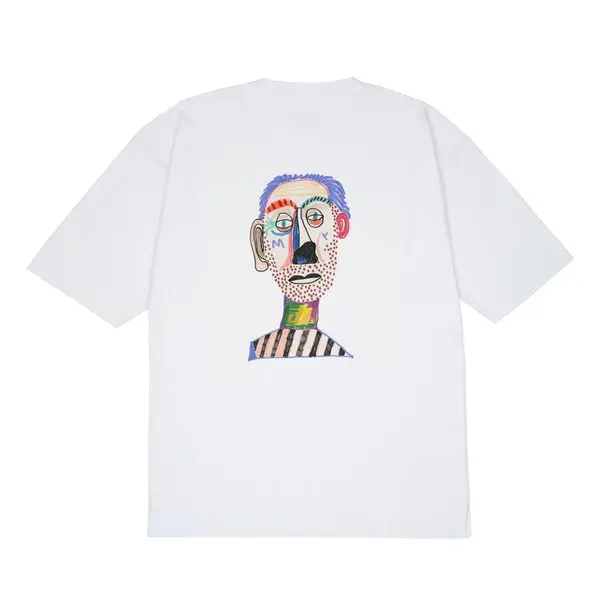 MYSIMPLICATED Oversized T-shirt With Clown Design - White