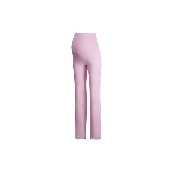THE KOOZY Ivory Maternity Leggings In Pima Cotton In Morning Rose - Pink