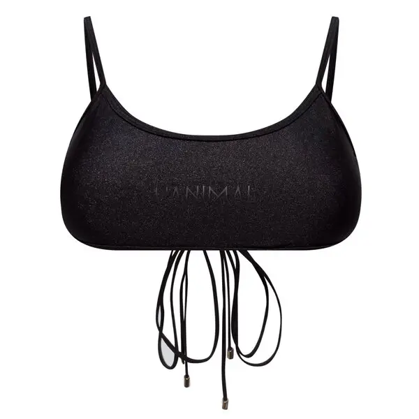 L’animal Lacer Bikini Top - Black