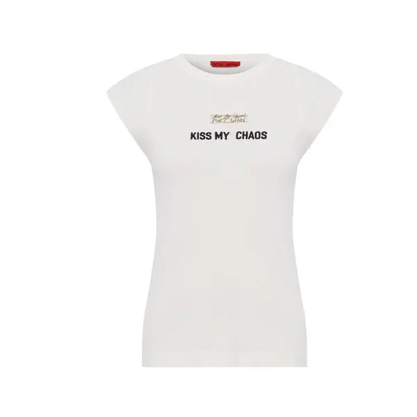 PCFG Cotton Rib Tank Top With Patch - White