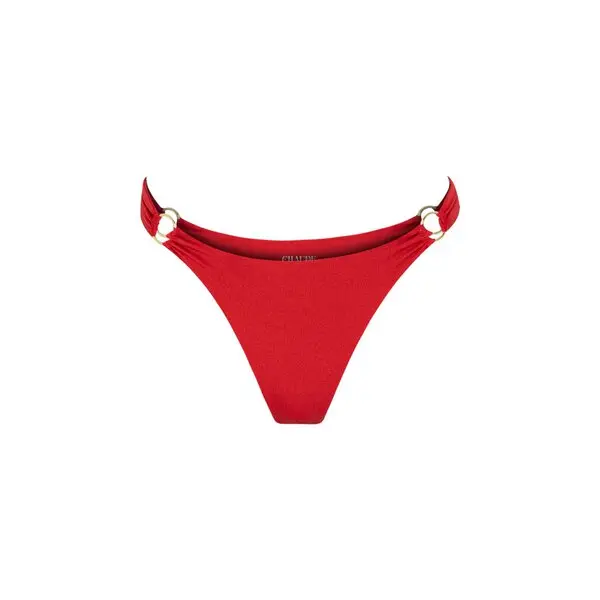 CHAUDE SWIMWEAR Billi Bottoms Poppy - Red