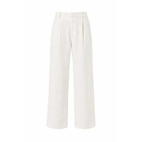 ASHITA FERNANDES Abigail Plain Linen Pants