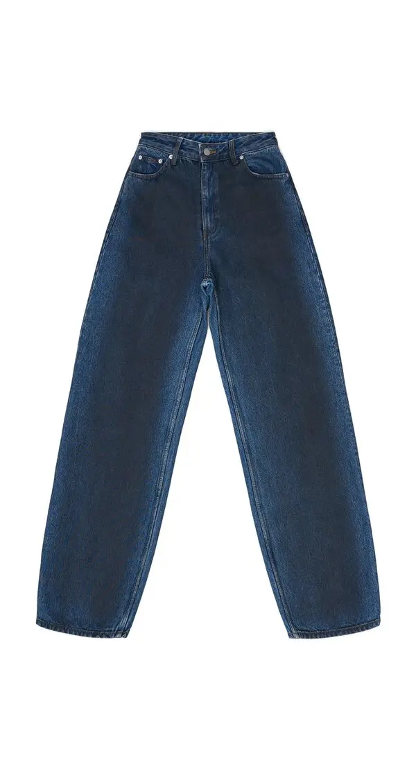 DR. DENIM Donna High Relaxed Stream Black Coat - Blue
