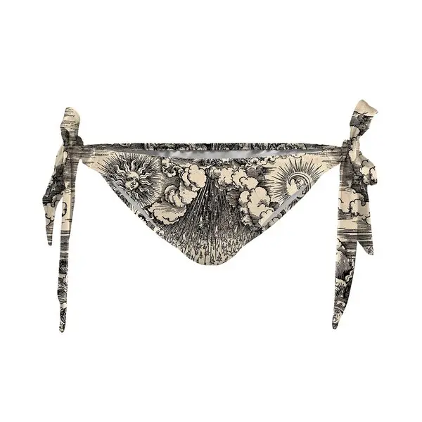 ALOHA FROM DEER Durer Series Fifth Seal Bikini Bows Bottom - Brown