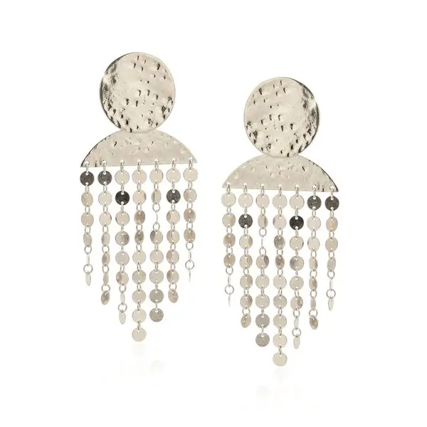 JAREDJAMIN Koren Clip On Earrings - Silver