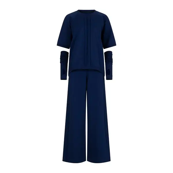 CLOTHES BY LOCKER ROOM Navy Three-piece Set - Blue