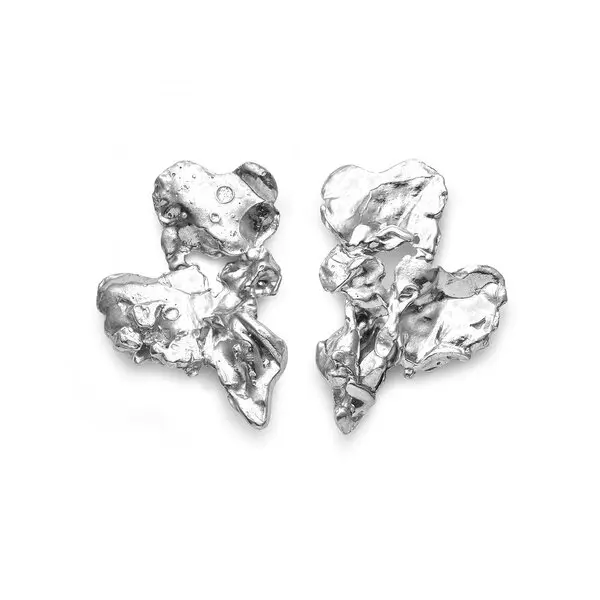 EVA REMENYI Talisman Mystery Earrings - Silver