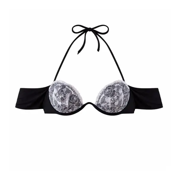 IVY SWIMWEAR Vesper In Lace Top - Black