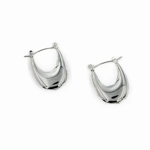 SUPERDIVAJEWELLERY Curve Drop Earrings