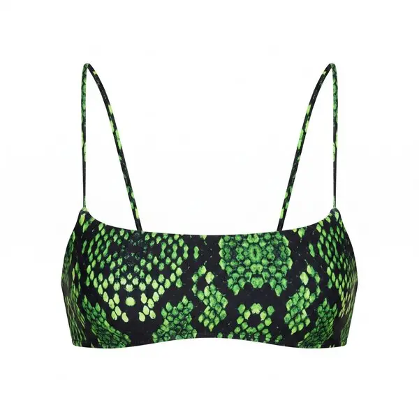 SUNKISSED Green / Black Le Sporty Top Black Mamba - Green/black