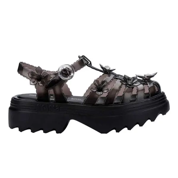 Melissa Possession Platform Sakura X Susan Fang Clear - Black
