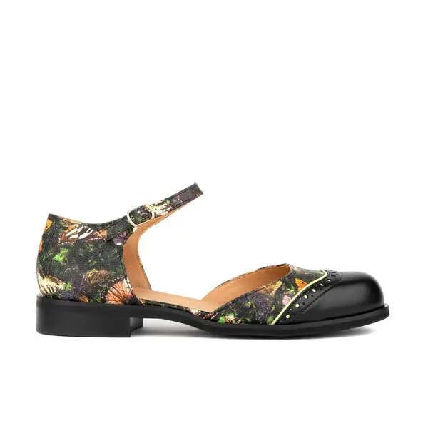 EMBASSY LONDON USA Gigot & Butterfly Multi - Black
