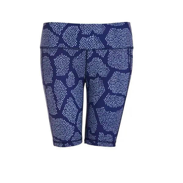 PERKY PEACH Snake Print Cycling Shorts - Blue