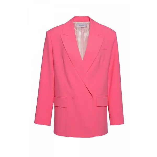 AGGI BY HALEWSKI Petra Barbie Oversized Blazer - Pink